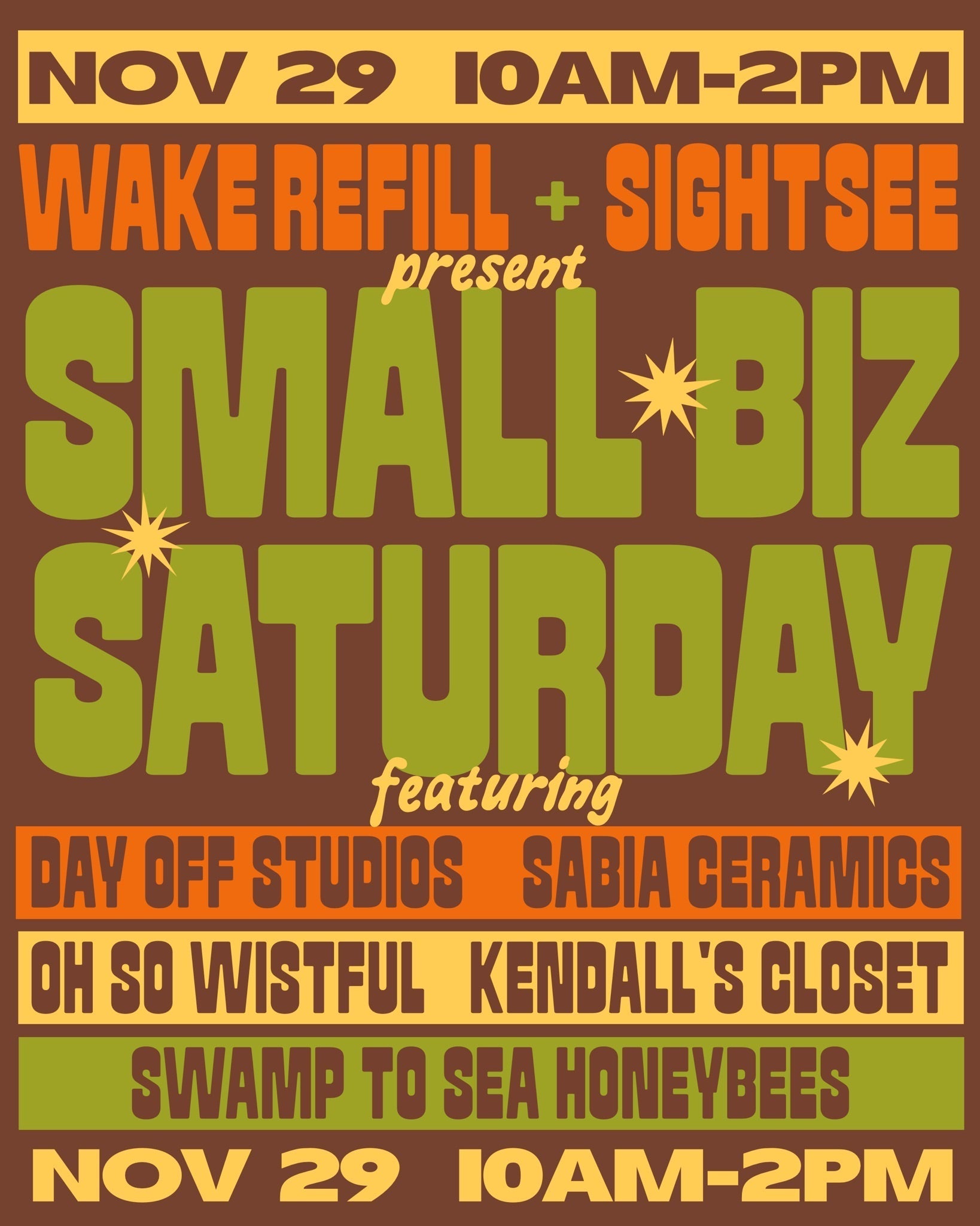 Small Business Saturday Pop-Ups – Sightsee
